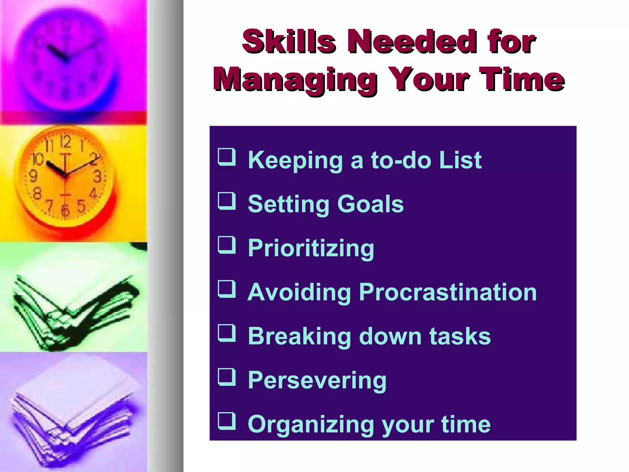 Edu 803 time management 1 | PPT