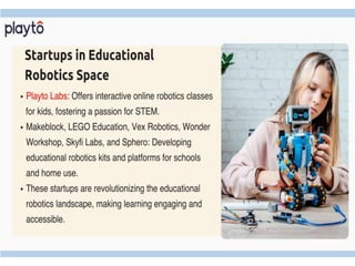 Eduactional Robotics PPT | PPT