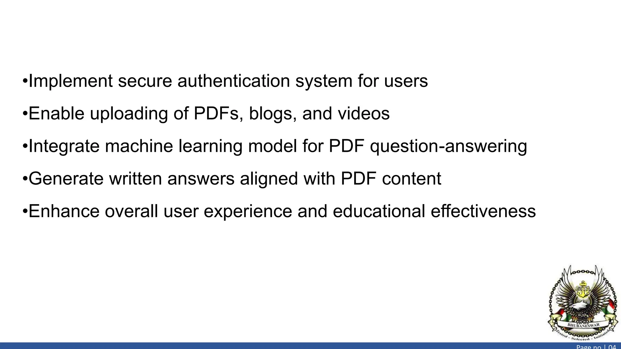 EduAI - E learning Platform integrated with AI | PPTX