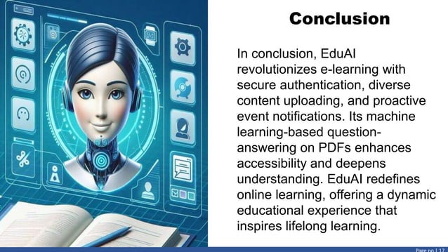 EduAI - E learning Platform integrated with AI | PPT