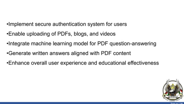 EduAI - E learning Platform integrated with AI | PPT