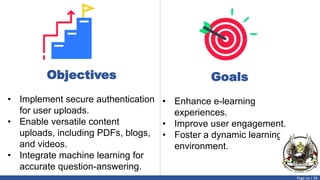 EduAI - E learning Platform integrated with AI | PPT