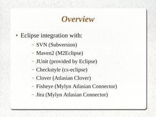 Quality Assurance using the Eclipse IDE | PPT