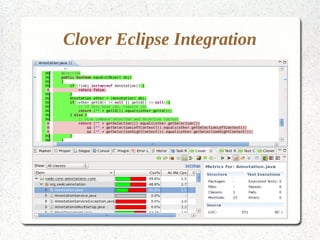 Quality Assurance using the Eclipse IDE | PPT