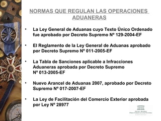 OPERACIONES ADUANERAS | PPT