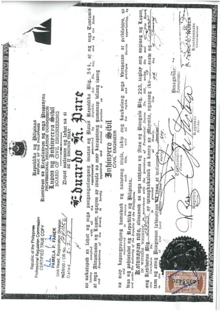Eduardo H Pare Prc Board Certificate Pdf