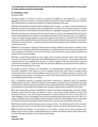 EDUARDO H. PARE CV -- circa 10.2018 | Civil Engineering Industry ...