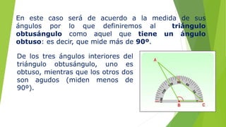 Eduardo Haz Proyecto Triángulo obtuso y medianas | PPTX