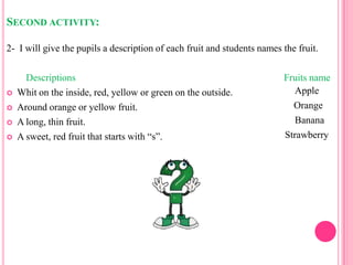 Fruit ppt for 6-7 aged | PPTX