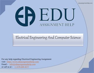 Electrical Engineering Assignment Help | PPTX
