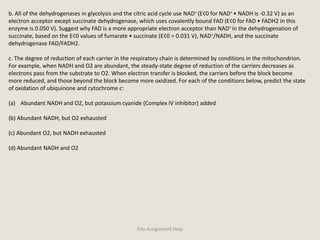 Biochemistry Homework Help | PPT