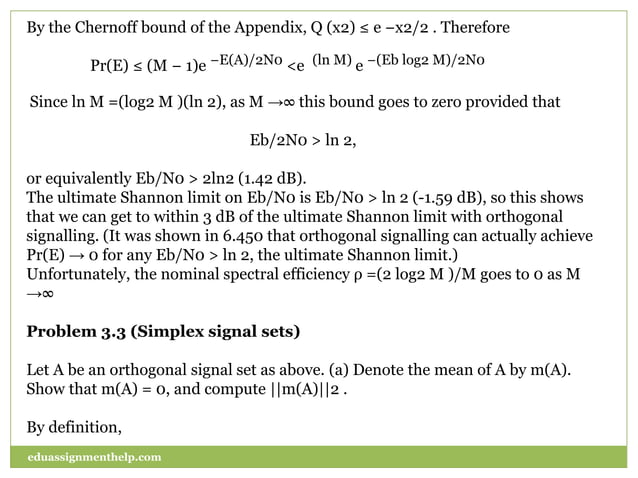 Digital Communication Assignment Help | PPTX