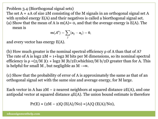 Digital Communication Assignment Help | PPTX
