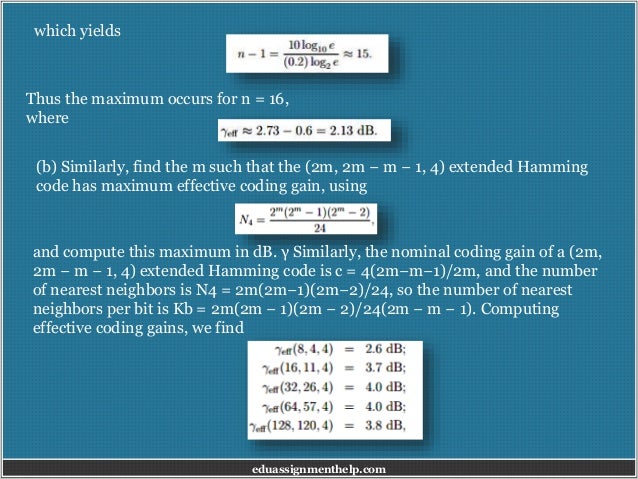 Digital Communication Assignment Help | PPTX