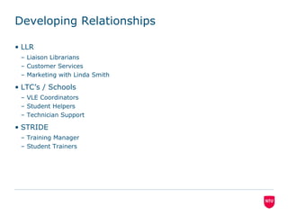 Student Induction in NOW | PPT