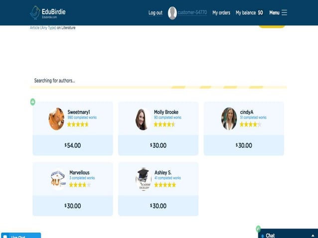 Edubirdie. How to make an order | PPT