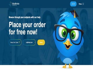 Edubirdie. How to make an order | PPTX