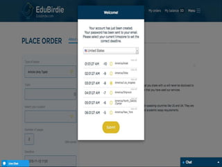 Edubirdie. How to make an order | PPTX