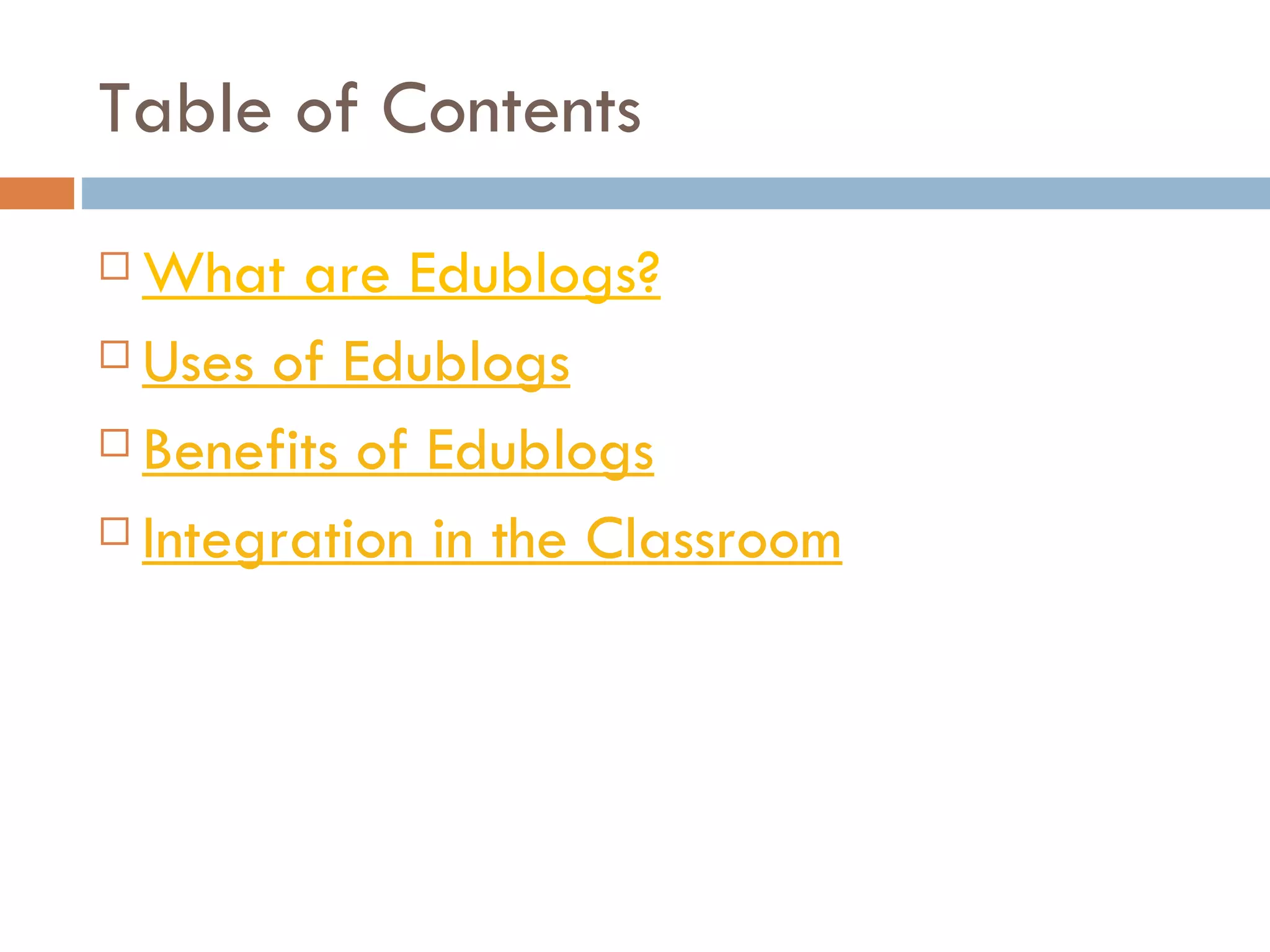 Edublogs PowerPoint | PPT