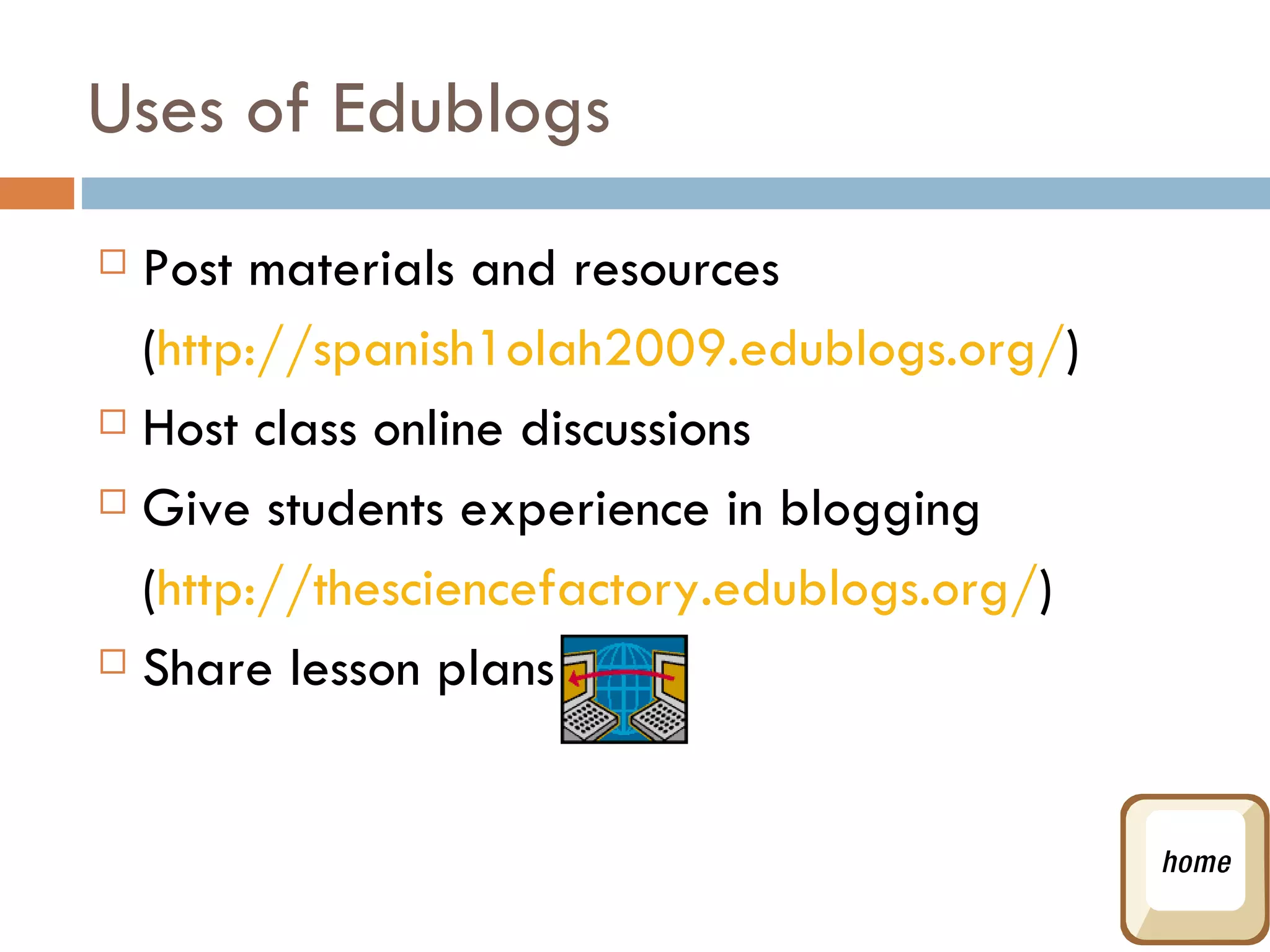 Edublogs PowerPoint | PPT