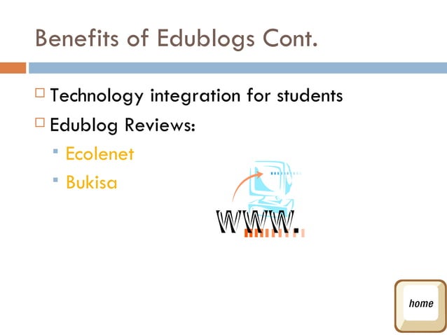 Edublogs PowerPoint | PPT | Education