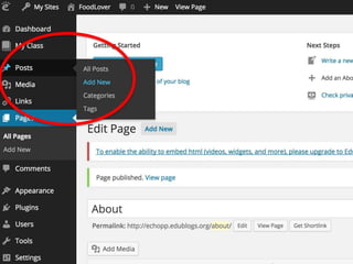 Edublogs tutorial | PPT