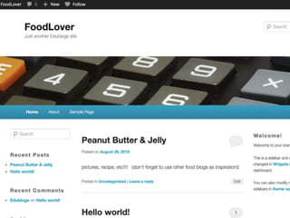 Edublogs tutorial | PPT
