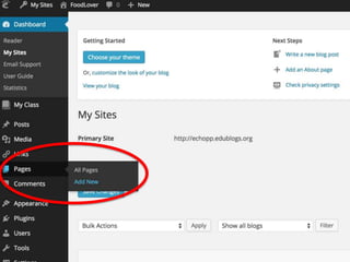 Edublogs tutorial | PPT
