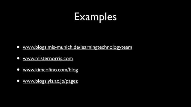 Edublogs For Educators | PPT