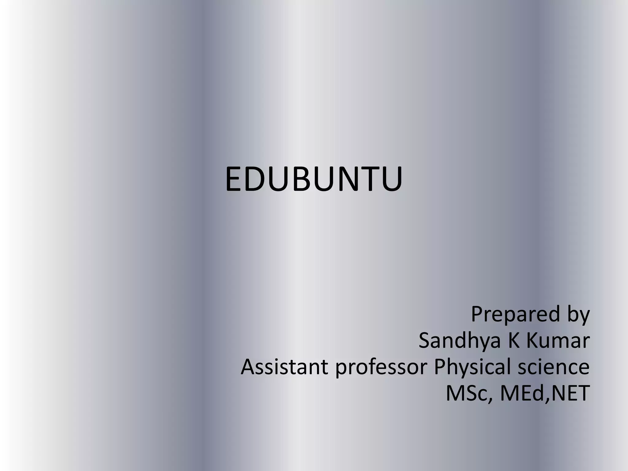 Edubuntu | PPTX