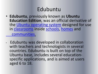 Edubuntu | PPTX