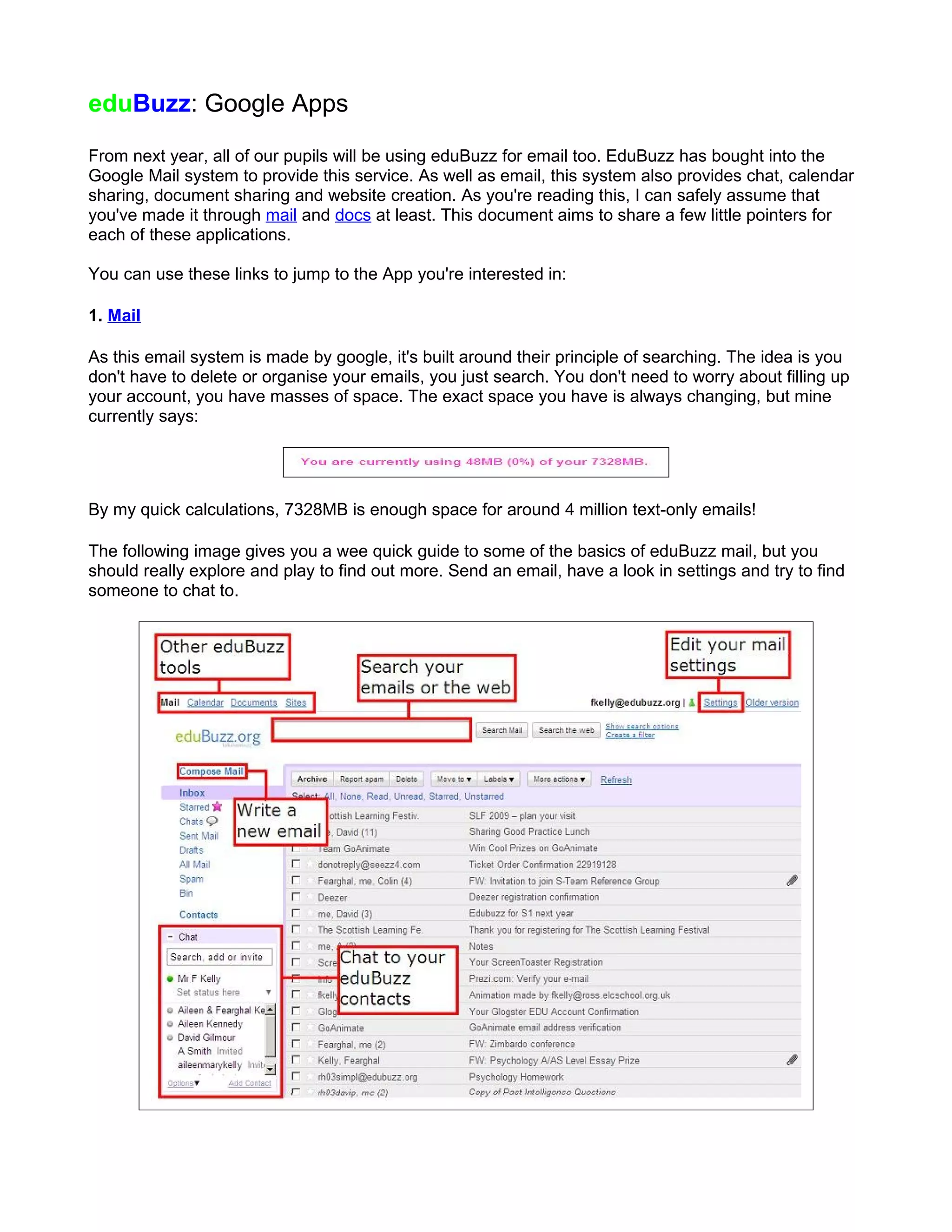 EduBuzz Google Apps | PDF