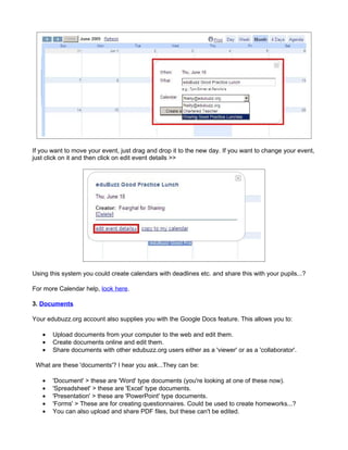 EduBuzz Google Apps | DOC
