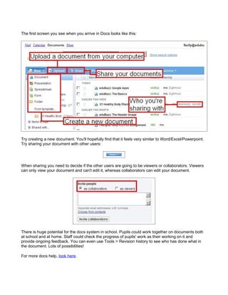 EduBuzz Google Apps | DOC