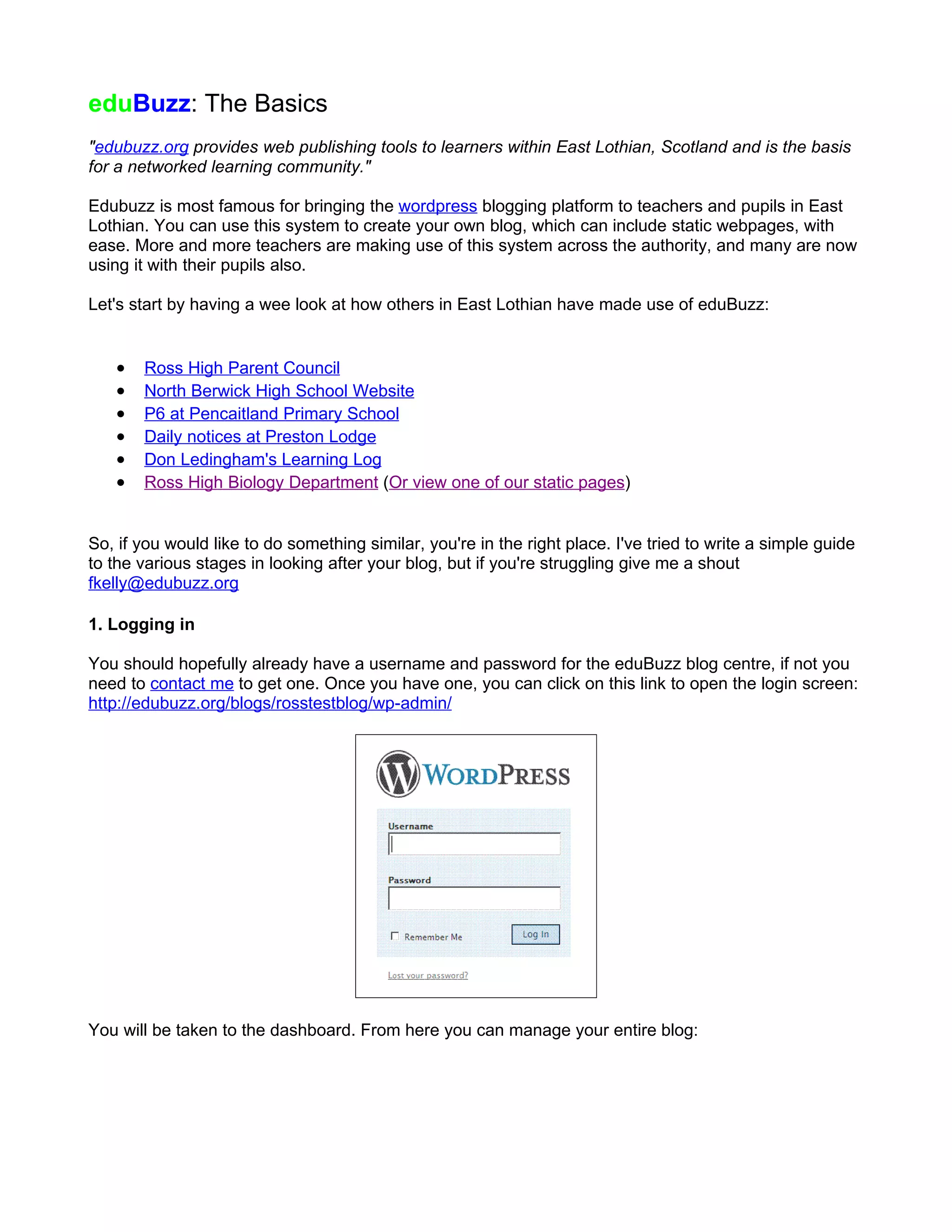 EduBuzz The Basics | PDF