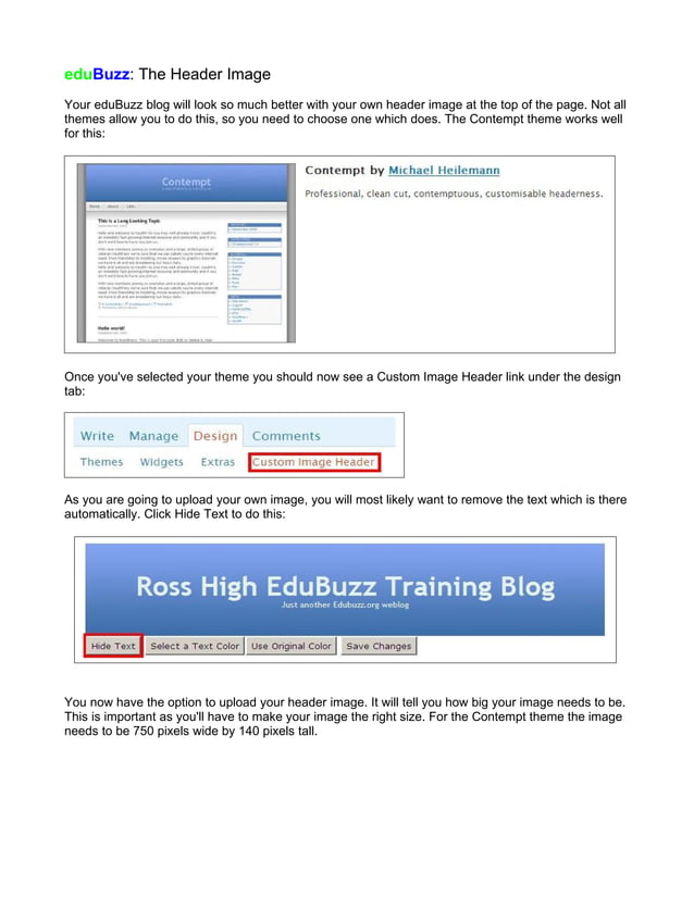 EduBuzz The Header Image | DOC