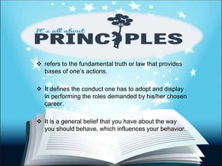 Educ. 4 principles of teaching mara ico report | PPSX