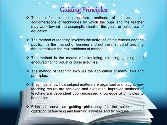 Educ. 4 principles of teaching mara ico report | PPSX