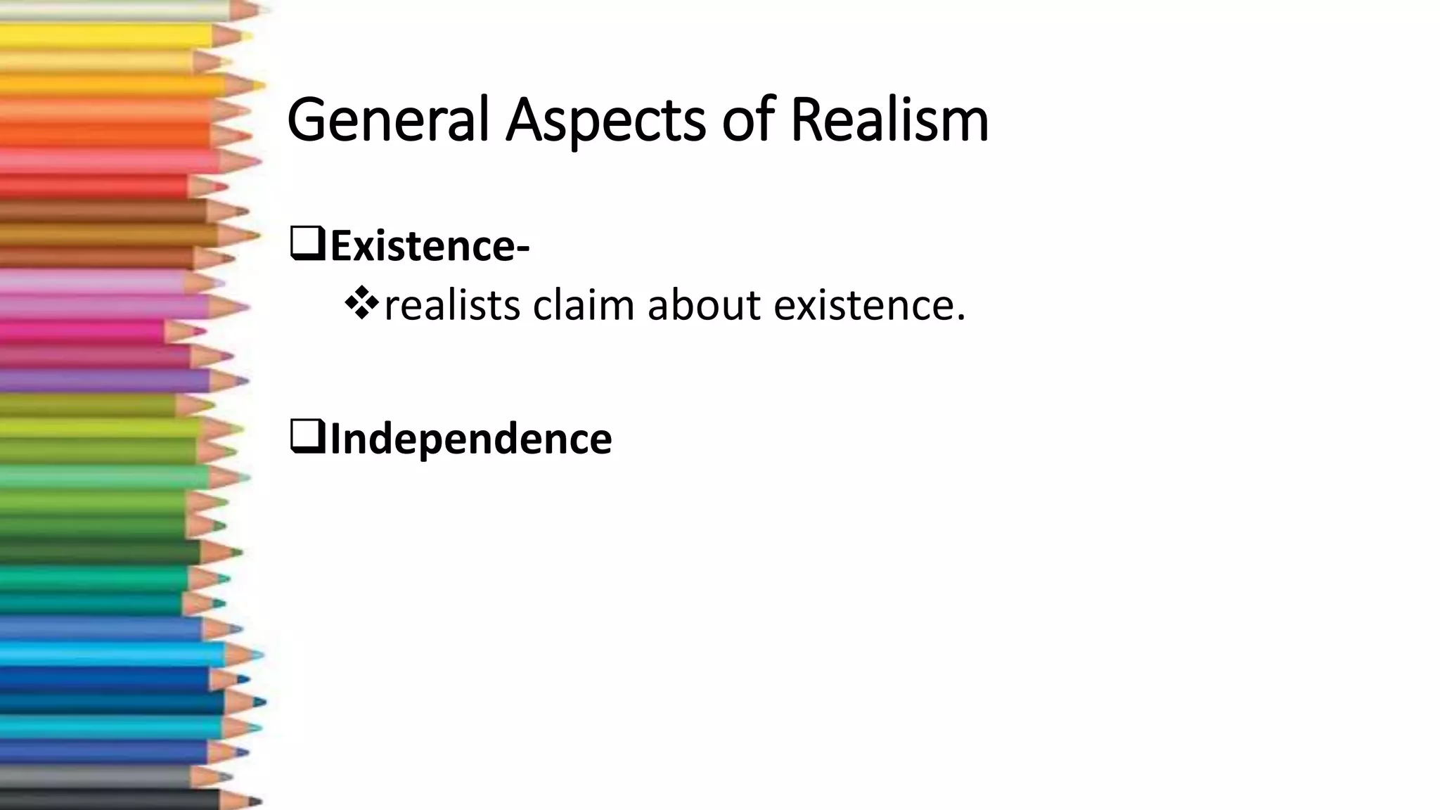 REALISM IN EDUCATION | PPTX