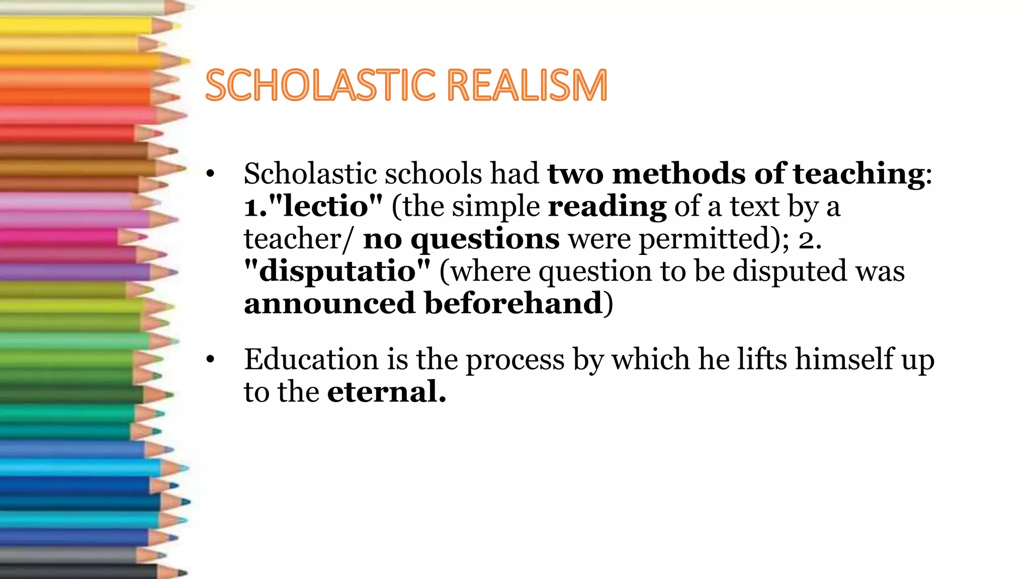 REALISM IN EDUCATION | PPTX