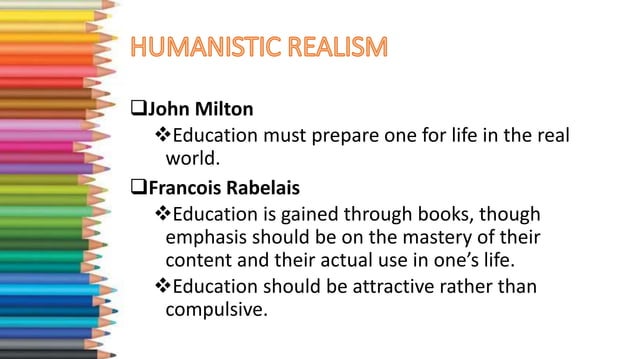 REALISM IN EDUCATION | PPTX | Christianity | Religion & Spirituality