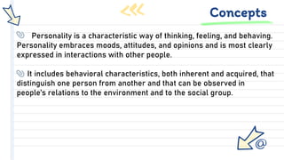Educ 202-personality-report-dometita (1) | PPTX | Science