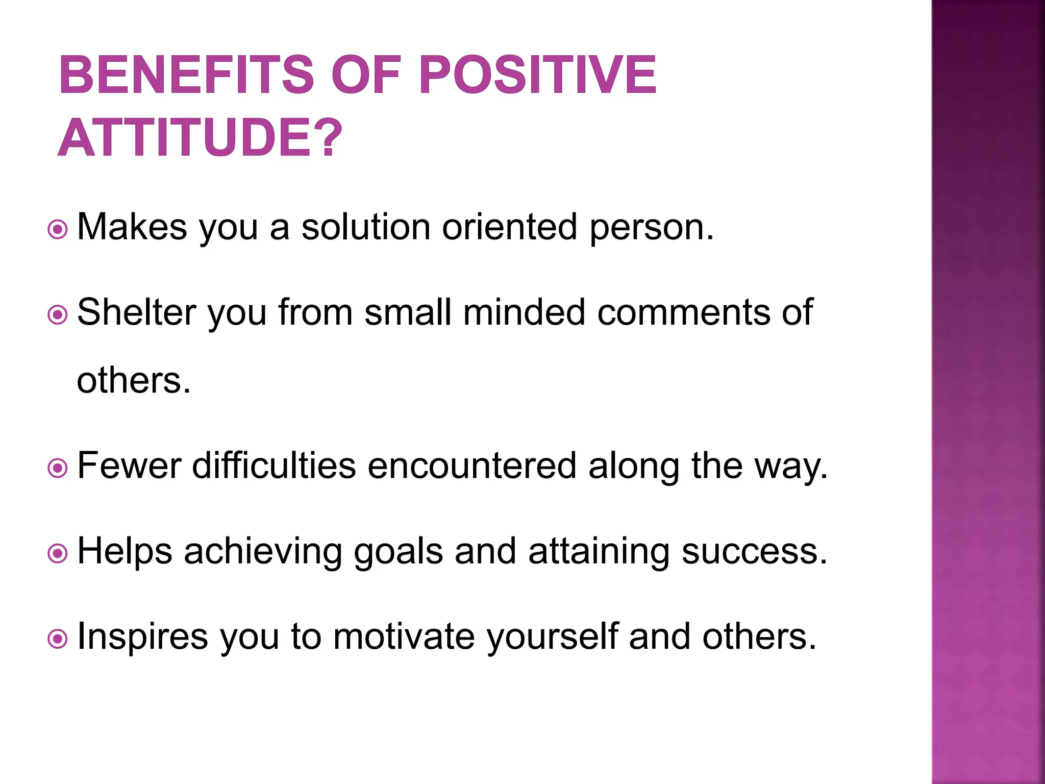 EDUC.205 final.ppt about attitude can shape your life | PPT
