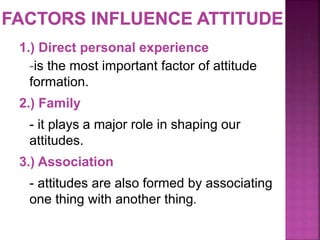 EDUC.205 final.ppt about attitude can shape your life | PPT