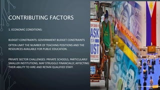 EDUC.207 report.pptx about current issues in education | PPTX