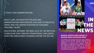 EDUC.207 report.pptx about current issues in education | PPTX