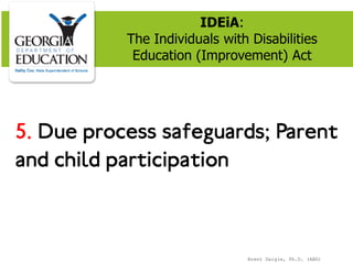 Overview of Special Education Laws, procedures, and guidelines | PDF ...