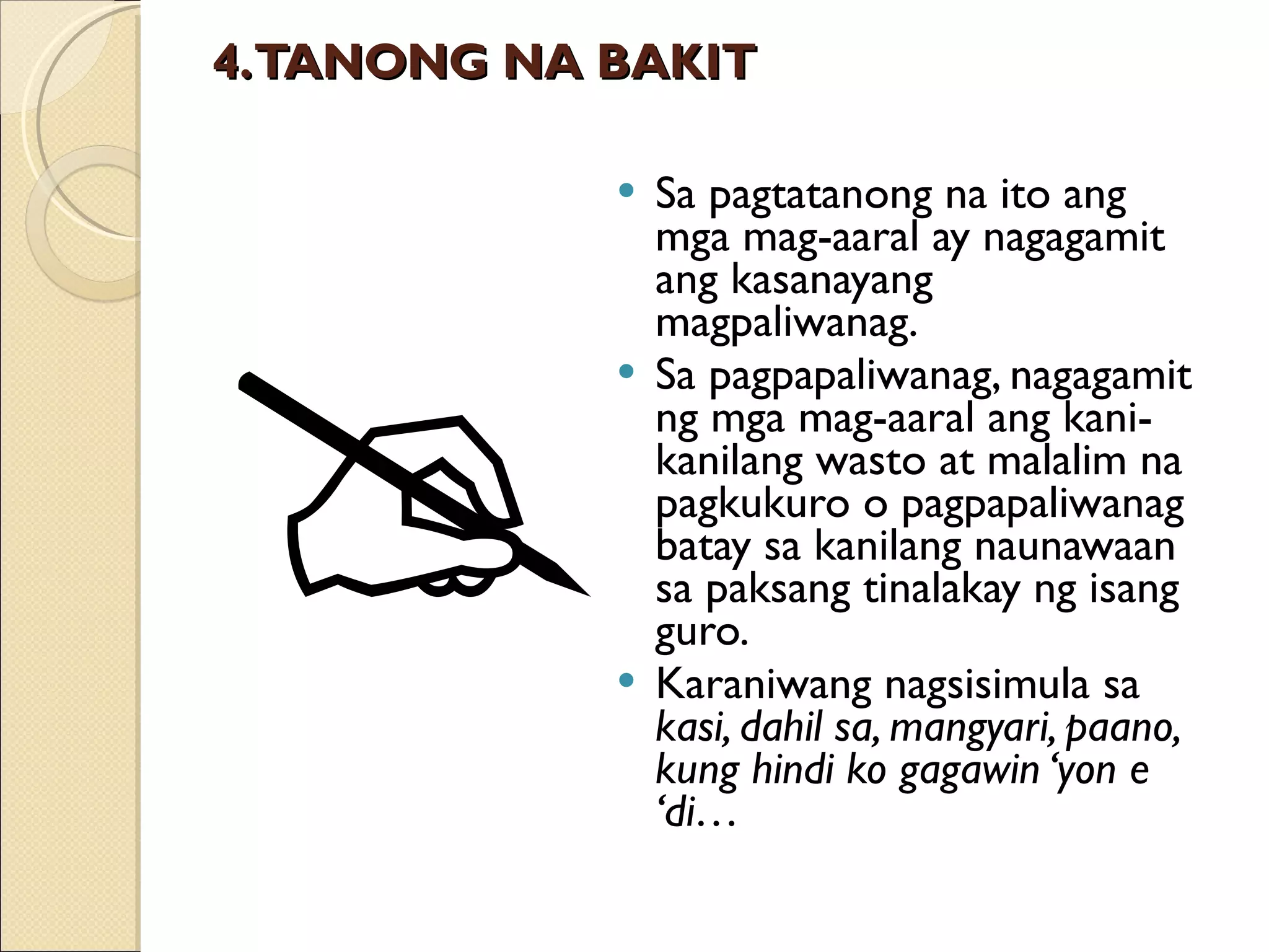 Mga Uri ng Pagtatanong | PPT