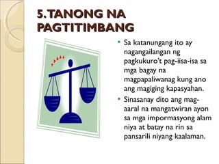 Mga Uri ng Pagtatanong | PPT