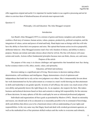 Dr. W.A. Kritsonis, Educational Philosophy | PDF